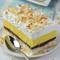 Dreamy Creamy Coconut Bars - OMG Chocolate Desserts