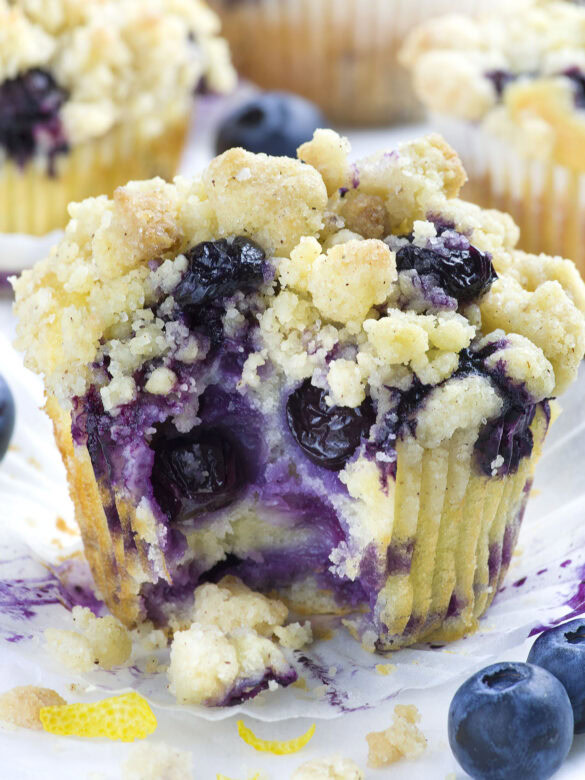 Raspberry Streusel Muffins | A Breakfast Muffin Recipe with Raspberries