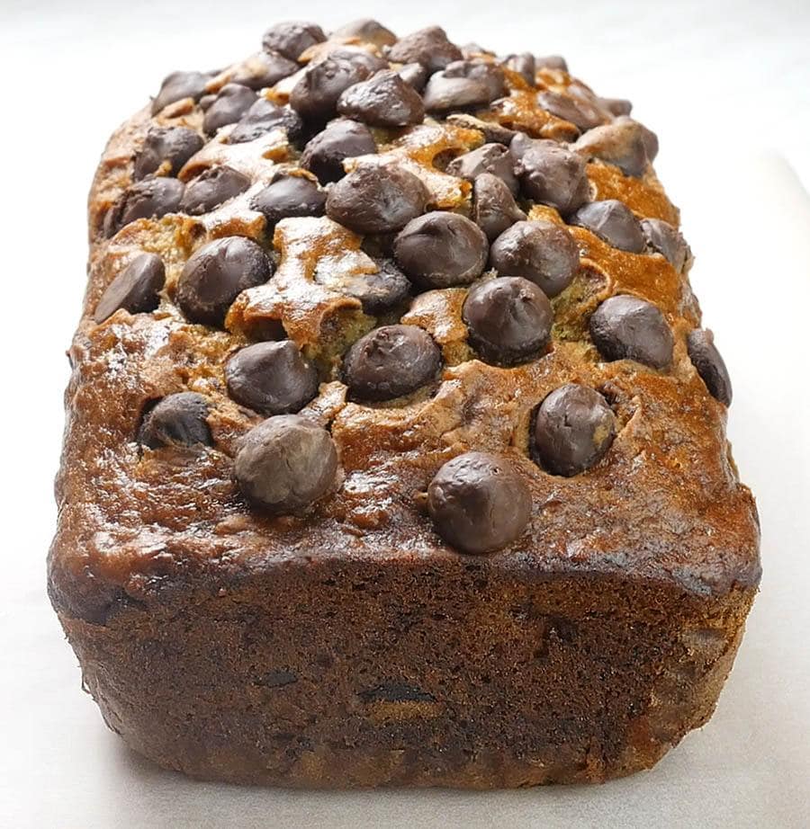 Chocolate Chip Banana Bread A Homemade Bread With Fresh Banana