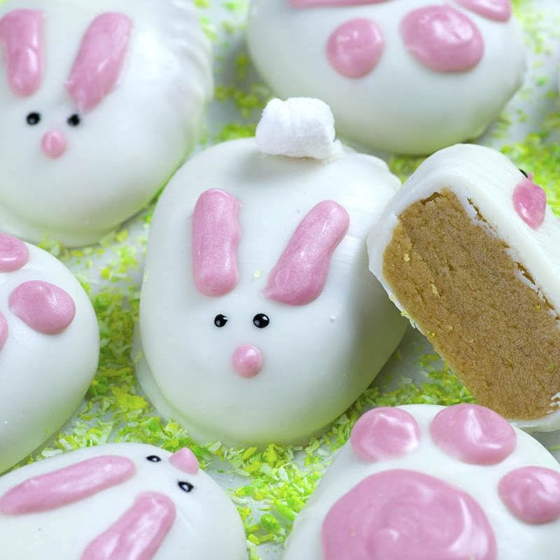 White Chocolate Easter Bunnies | Easy Easter Dessert