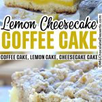 Lemon Coffee Cake | A Breakfast Coffee Cake Recipe with Lemon Curd