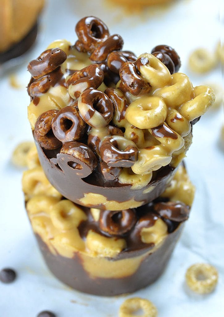 Chocolate Peanut Butter Cheerios Cups | Easy Peanut Butter Cup Recipe