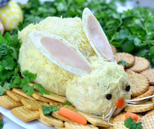 Easter Bunny Cheeseball Recipe | Fun & Festive Easter Appetizer