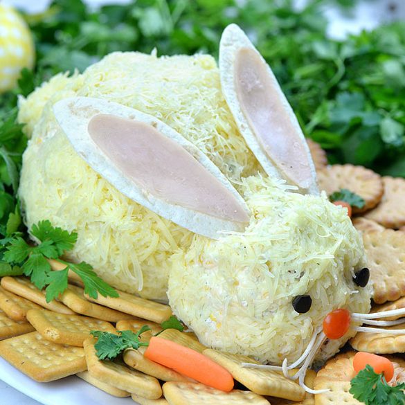 Easter Bunny Cheeseball Recipe | Fun & Festive Easter Appetizer