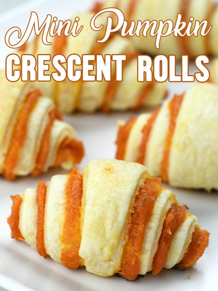 Mini Pumpkin Pie Crescent Rolls | Simplest Pumpkin Pie Pastry Roll Ups