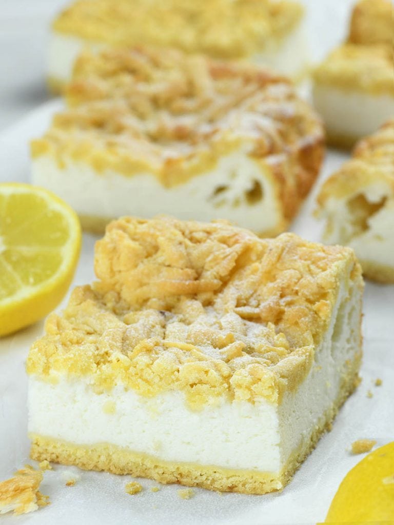 Lemon Yogurt Squares - OMG Chocolate Desserts