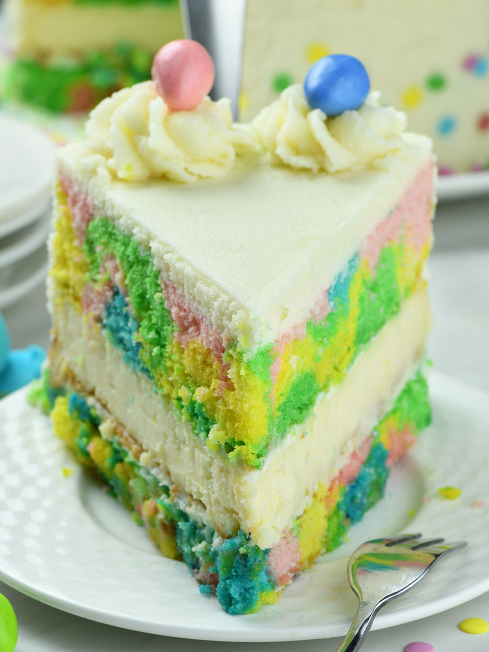 Easter Cheesecake Cake - OMG Chocolate Desserts