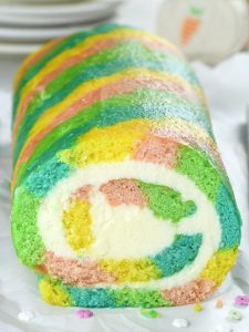 Easter Cake Roll - OMG Chocolate Desserts