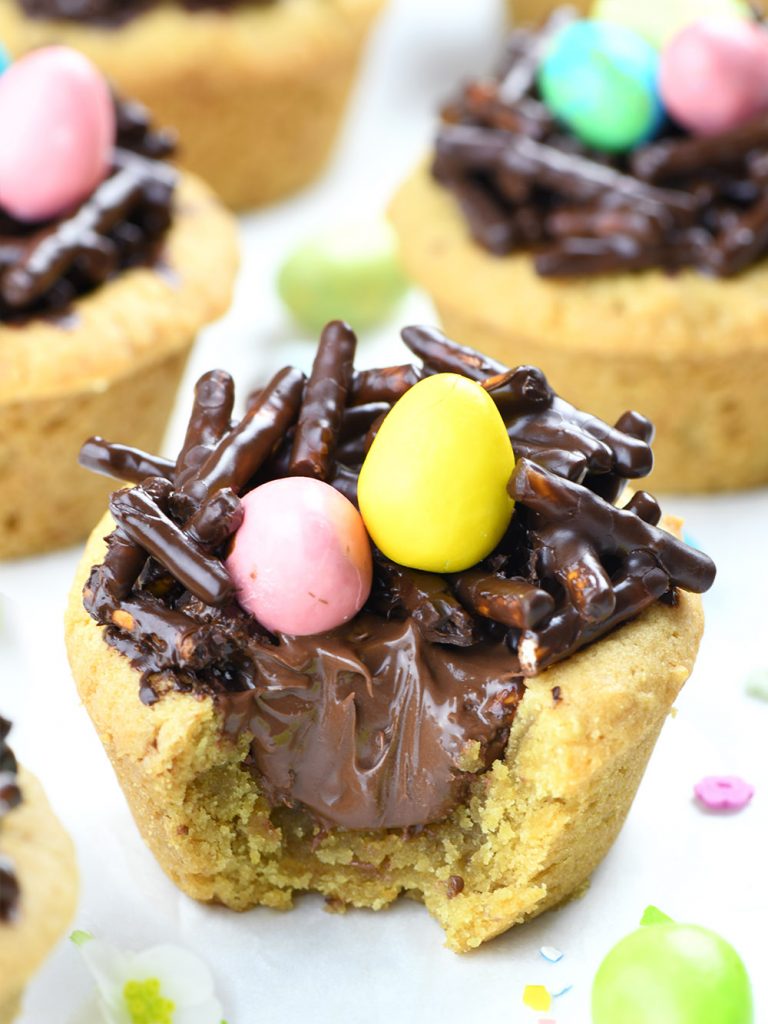 Easter Cookie Cups - OMG Chocolate Desserts