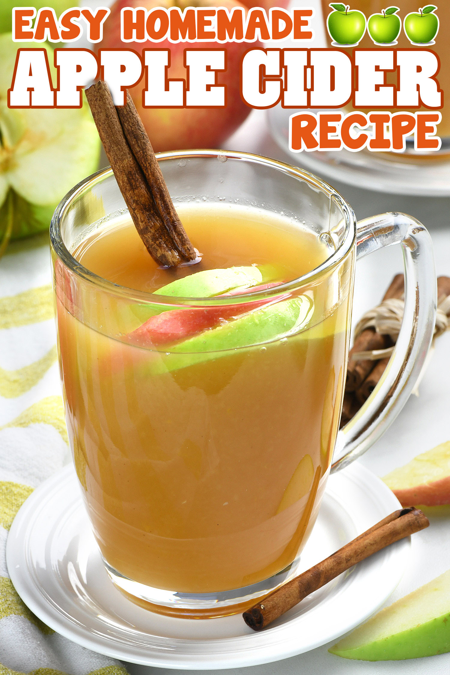 Homemade Apple Cider Recipe - Best Fall Drink Recipe